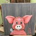 Pig Wall Art, Farm Theme, Farm Nursery, Pig Print, Farm Animal Wall Art ...