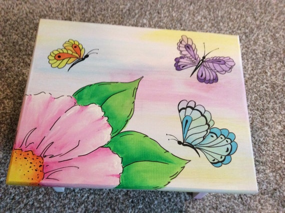 Butterfly Stool Girls Step Stool Butterfly Personalized | Etsy