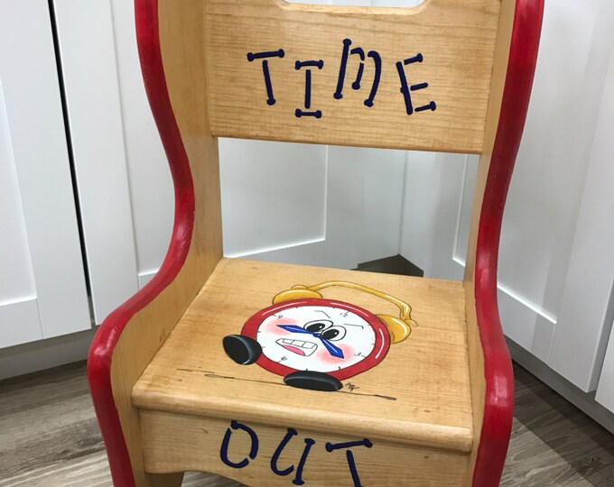 Time Out Chair, Kids Chair, Time Out Seat, Handmade Chair, Children's ...