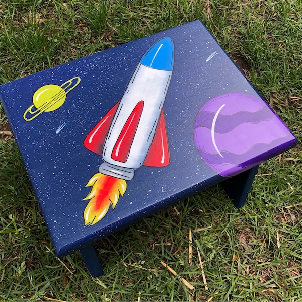 Wood Step Stool - Etsy