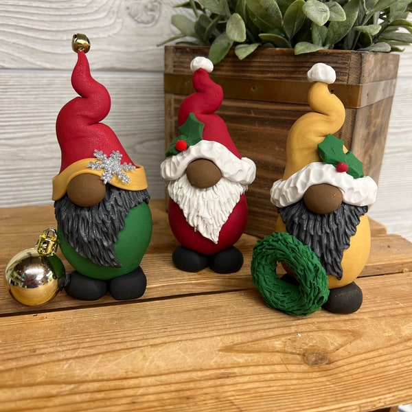 Christmas Santa Gnome - Etsy