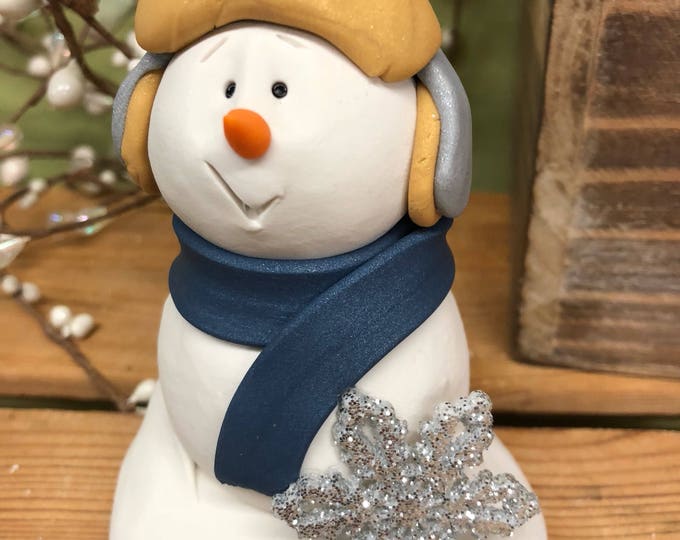 Snowman, Winter Decor, Christmas Decor, Snowman Sculpture, Snowman ...
