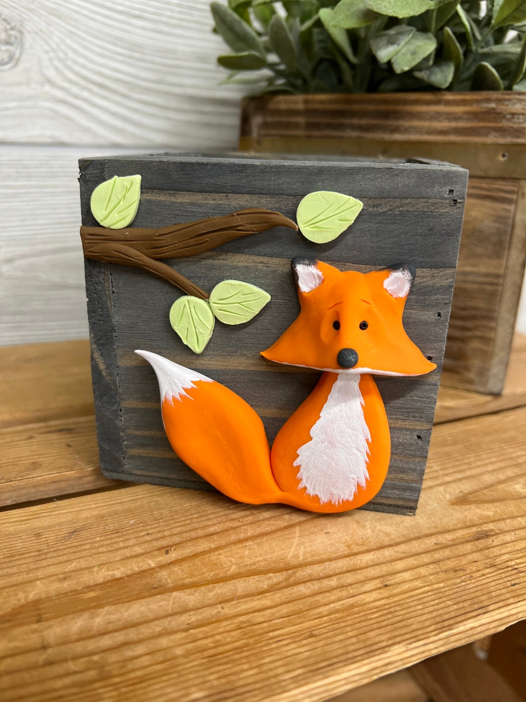 Planter, Succulent Planter, Fox Planter, Business Card Holder, Fox Card ...