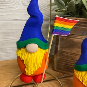 LGBTQ Pride Ornament, Pride Gnome, Rainbow Ornament, Gay Pride Ornament ...
