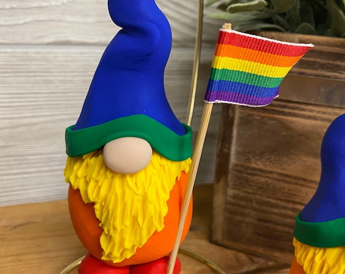 LGBTQ Pride Ornament, Pride Gnome, Rainbow Ornament, Gay Pride Ornament ...