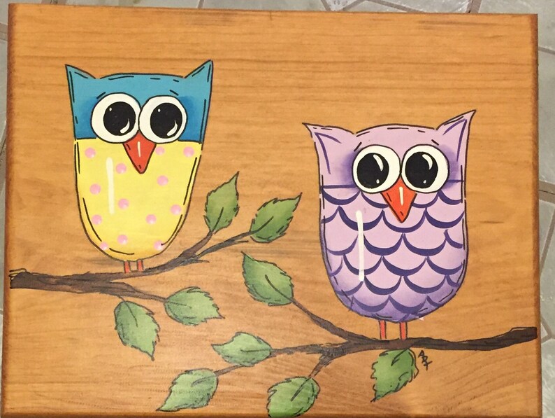 Handmade Owl Step Stool, Personalized Nursery Decor - Etsy