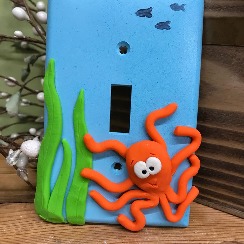 Octopus Light Switch - Etsy