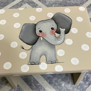 Kids Step Stool, Elephant Step Stool, Wildlife Step Stool, Kids Foot ...