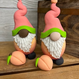 LIMITED EDITION, Gnomes, Peach Gnome , Summer Gnome, Peach, Summer ...
