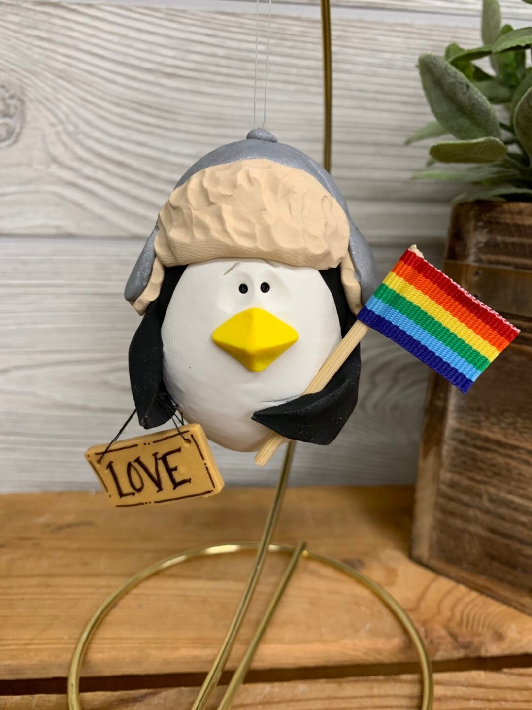 LGBTQ Pride Ornament, Pride Penguin, Rainbow Ornament, Gay Pride ...
