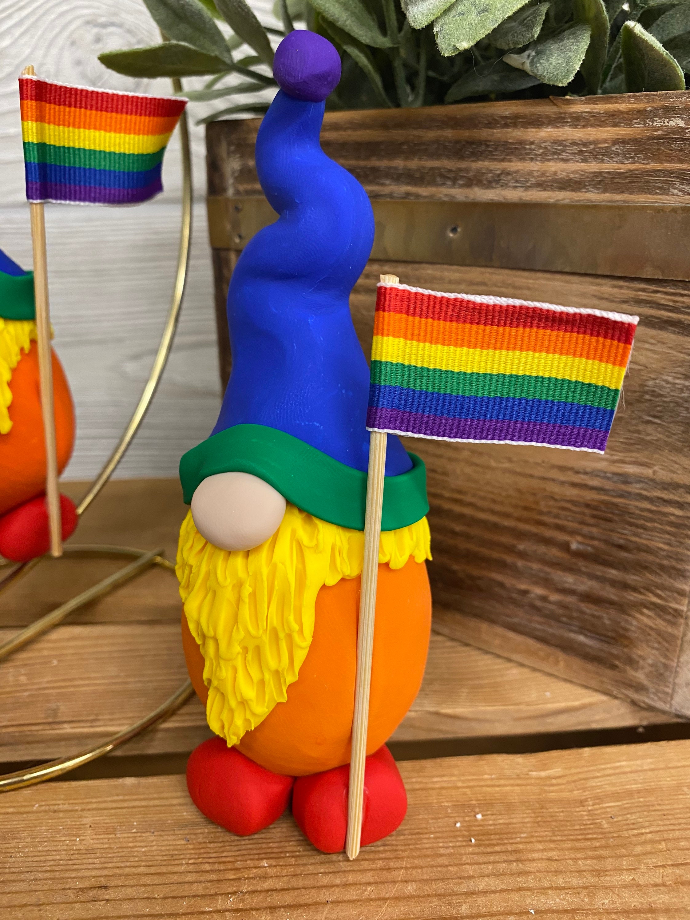LGBTQ Pride Ornament, Pride Gnome, Rainbow Ornament, Gay Pride Ornament ...