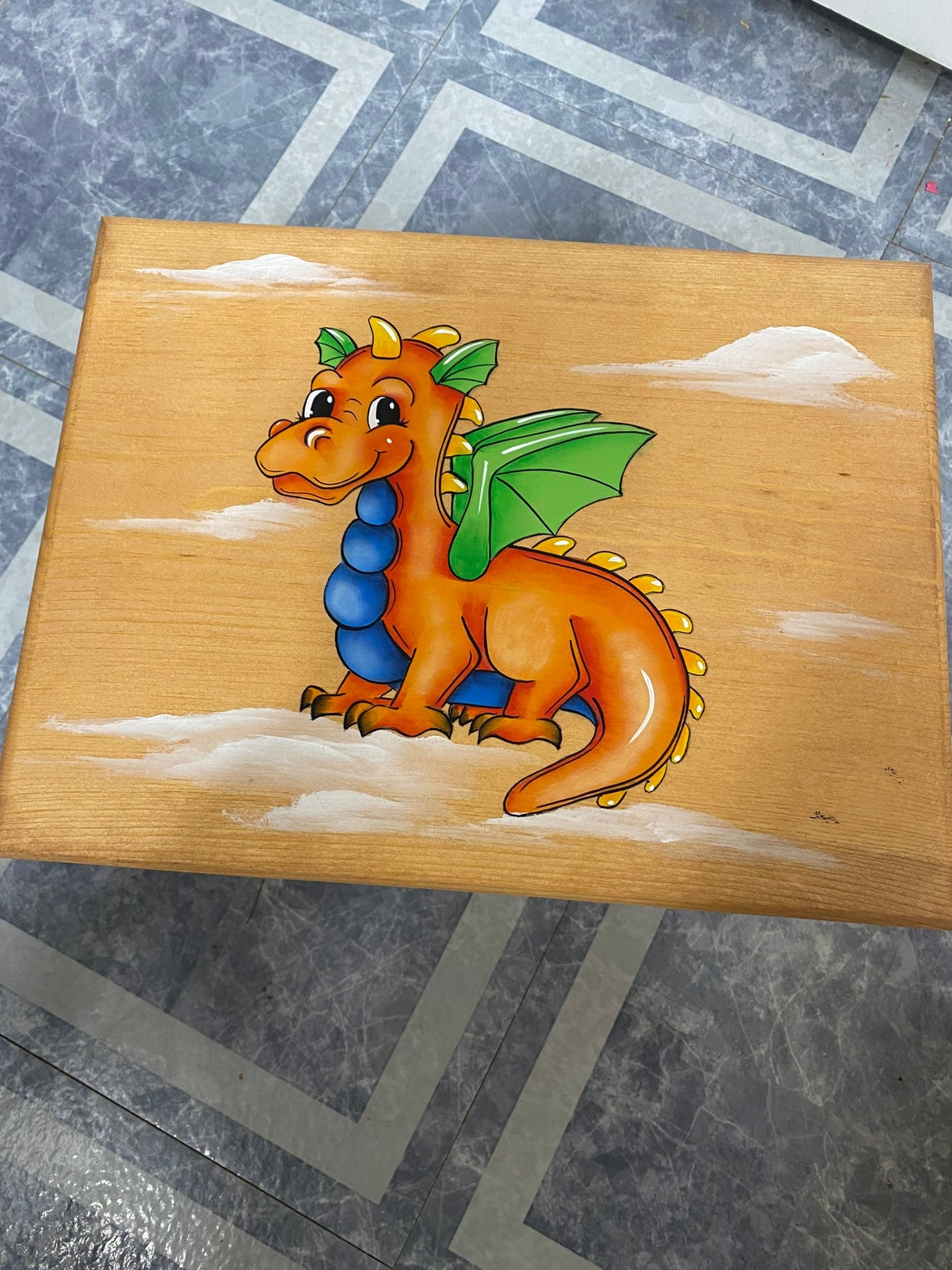 Dragon Step Stool Step Stool Kids Step Stool Dragon Stool - Etsy