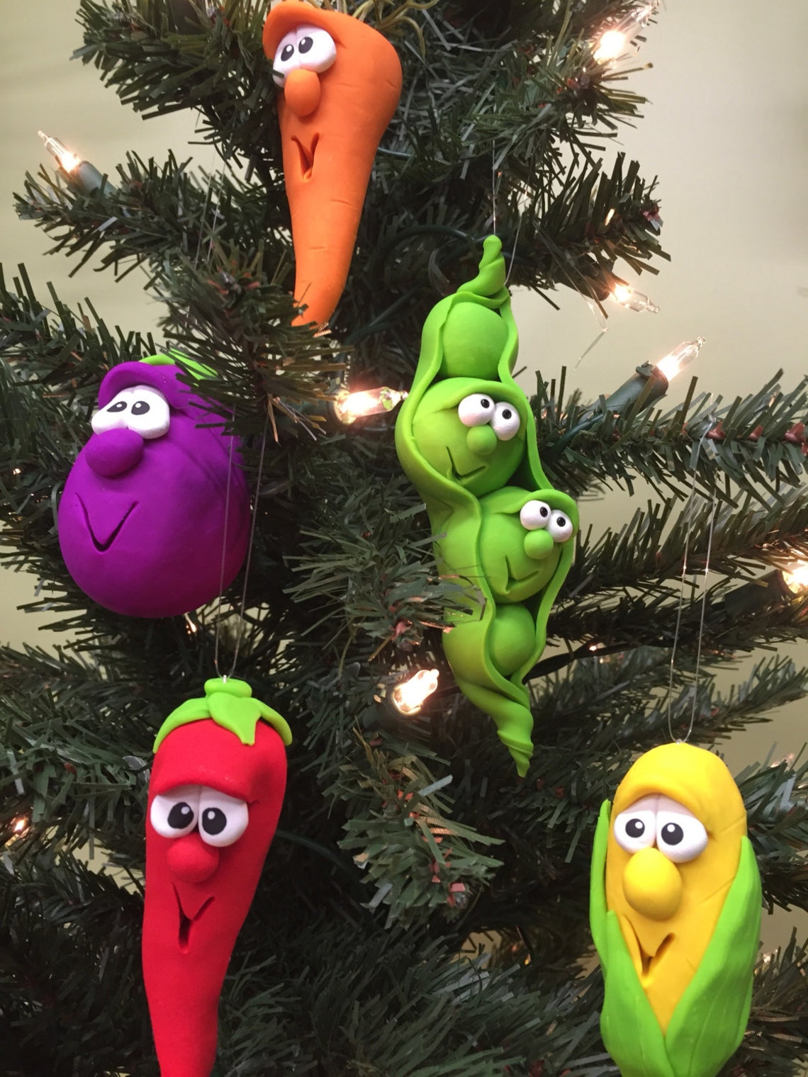 Handmade Corn Cob Christmas Ornament Polymer Clay Decoration - Etsy