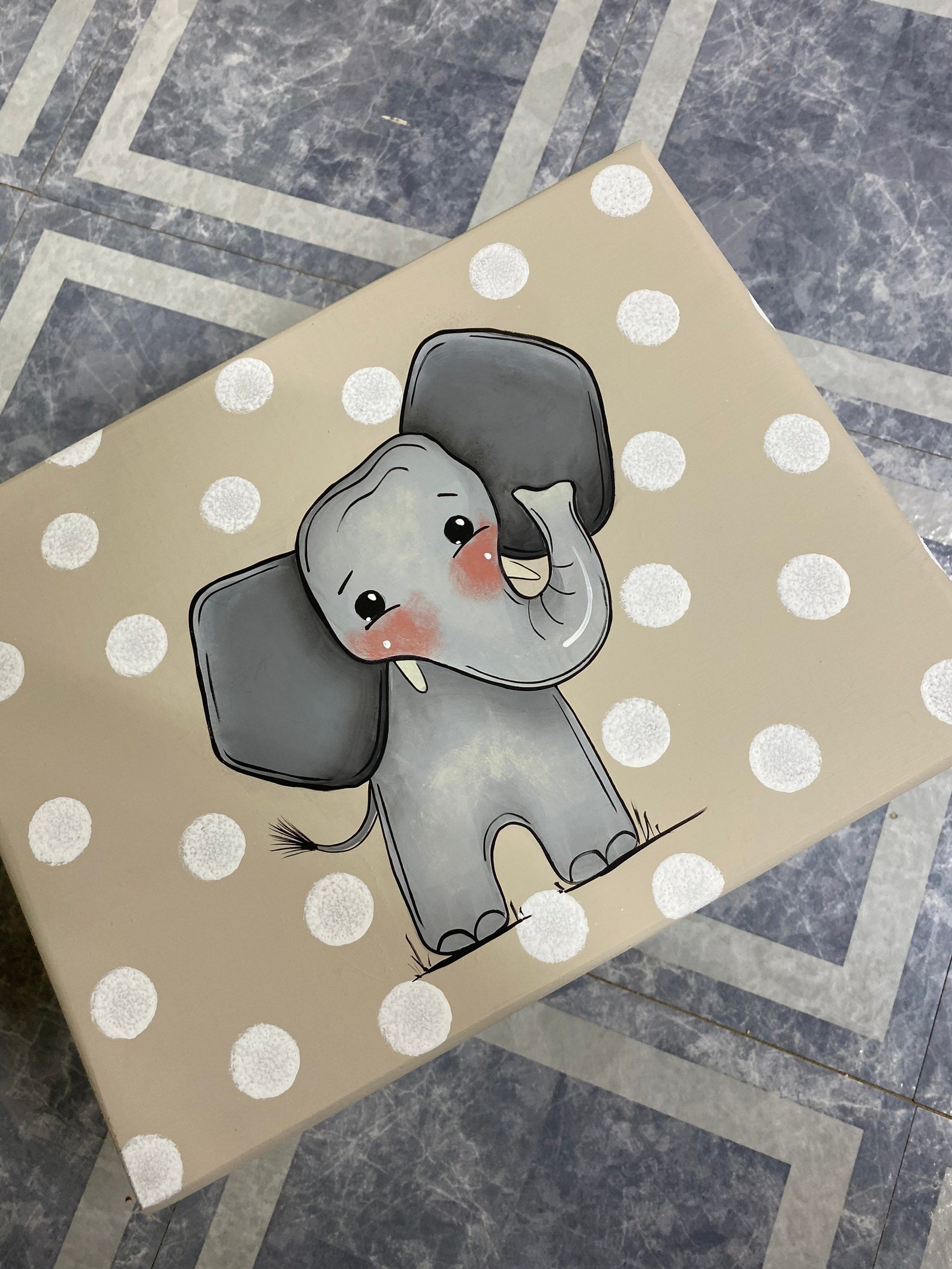 Kids Step Stool Elephant Step Stool Wildlife Step Stool - Etsy