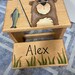 Step Stool, 2 Step Step Stool, Bear Stool, Bear, Personalized Children ...