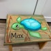 Sea Turtle Step Stool, Personalized Step Stool, Kids Stool, Turtle ...