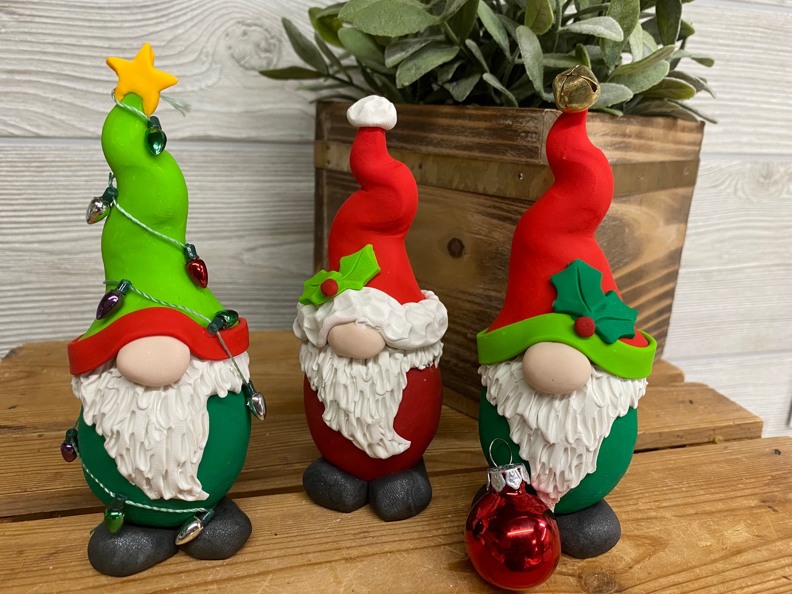 Gnomes, Christmas Gnome, Holiday Gnome, Santa Gnome, Elf Gnome ...