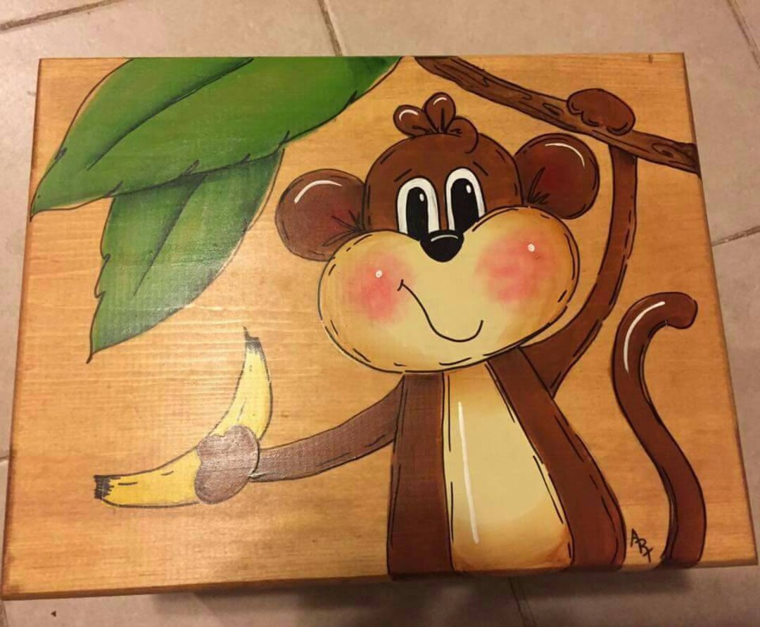 Step Stool, Kids Step Stool, Monkey Stool, Children's Step Stool ...