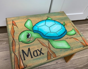 Wooden Step Stool - Etsy