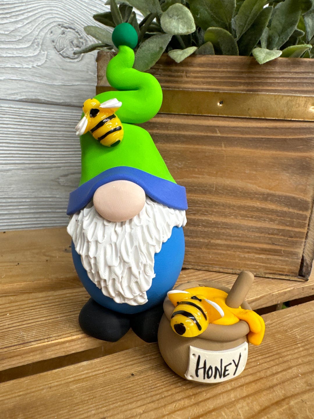 Gnomes, Honey Bee Gnome, Honey Gnome, Bug Gnome, Spring Gnome, Bumble ...