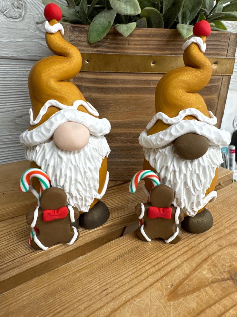 Gingerbread Gnome, Christmas Gnome, Holiday Gnome, Gingerbread ...