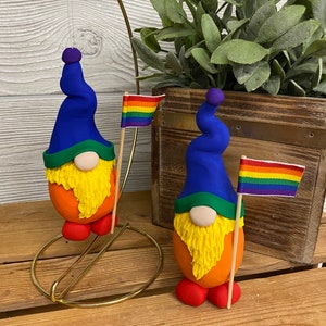 LGBTQ Pride Ornament, Pride Gnome, Rainbow Ornament, Gay Pride Ornament ...