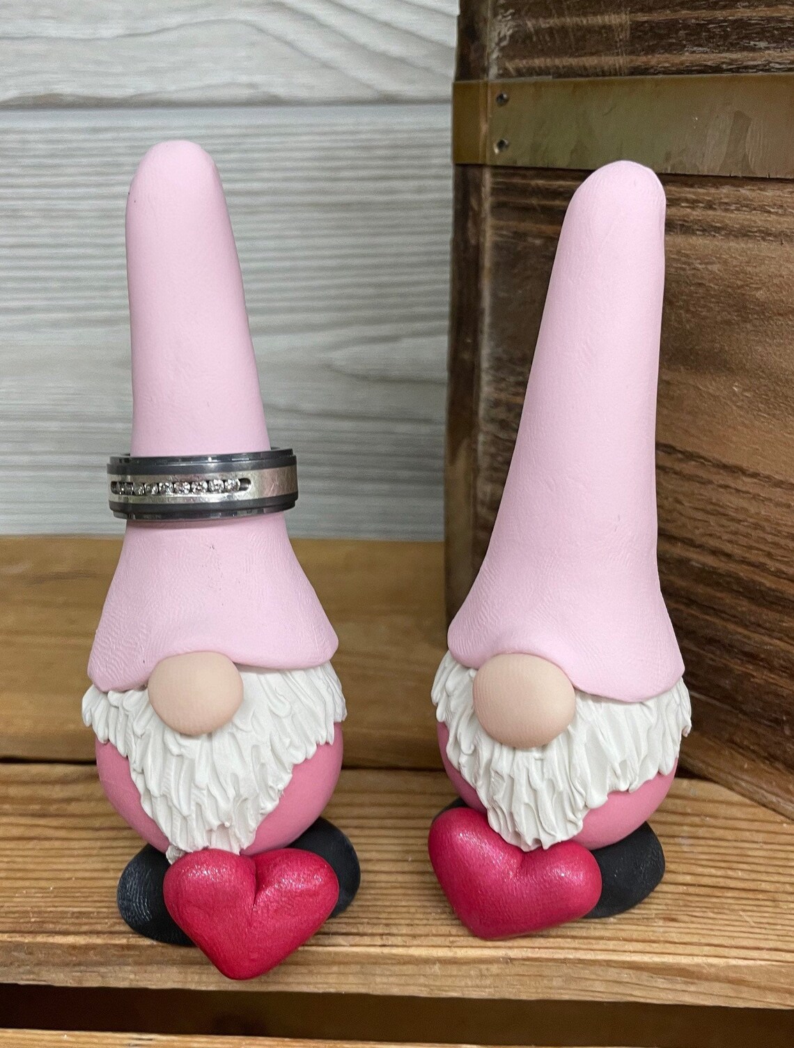 Valentines Gnome Ring Holder Gnome Ring Cone Ring Cone Ring | Etsy