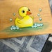 Rubber Duck Step Stool, Kids Step Stool, Duck Personalized Children's ...