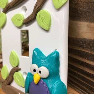 Owl Switch Plate Cover, Single Switch Plate, Owl Decor - Etsy
