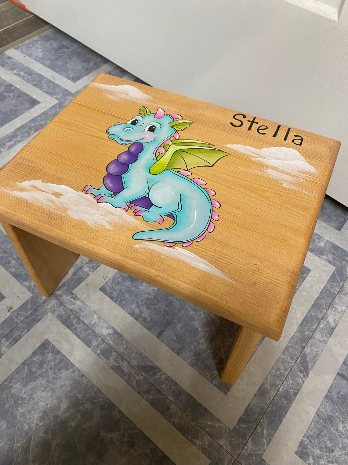 Dragon Step Stool Step Stool Kids Step Stool Dragon Stool - Etsy