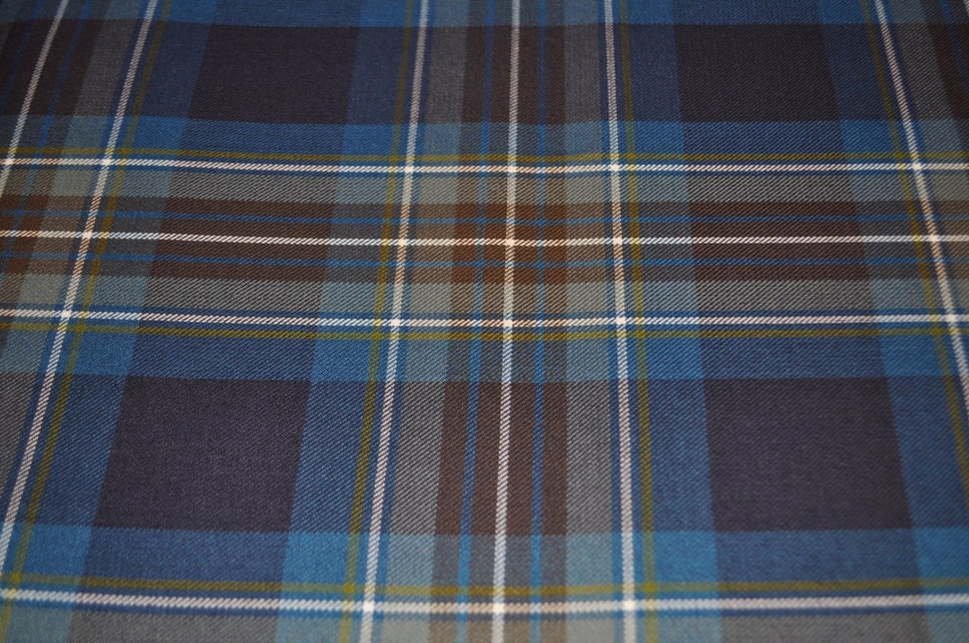 Holyrood Tartan Fabric. Poly Viscose. Machine Washable. Price per Half ...
