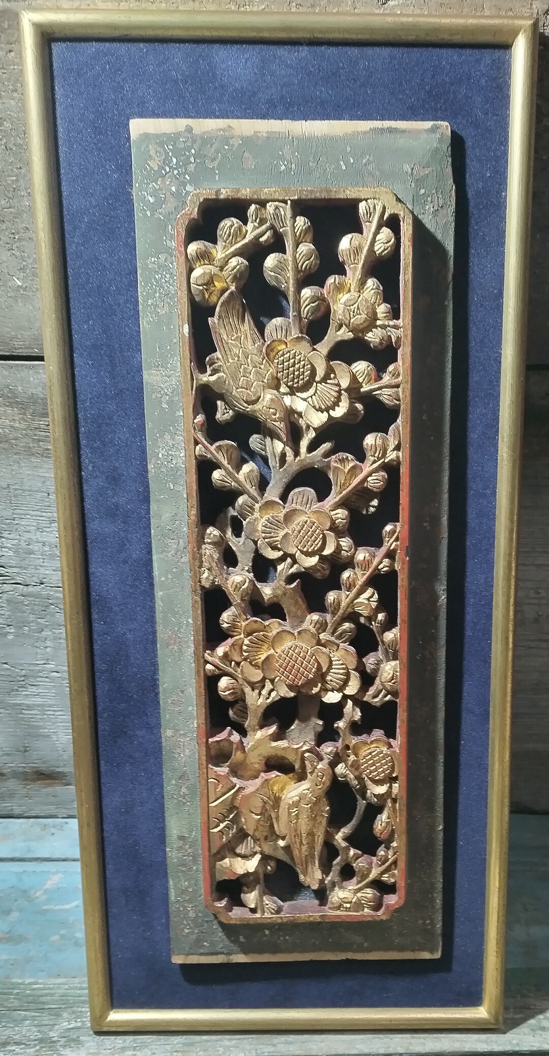 Antique Asian Wooden Sculpture Panel Vietnam X162 - Etsy