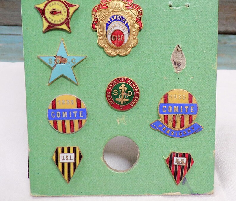 French Antique Pins Badges Insignias Medals From the Stock of | Etsy