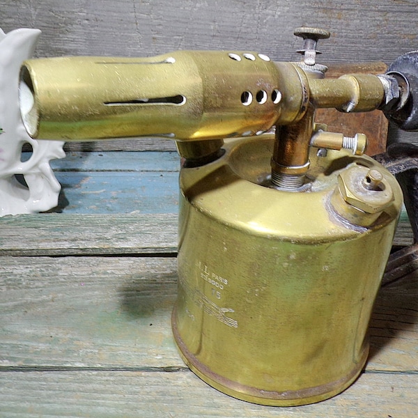 Antique Blow Torch - Etsy