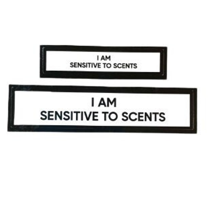 Scent Free Zone Sign - Etsy