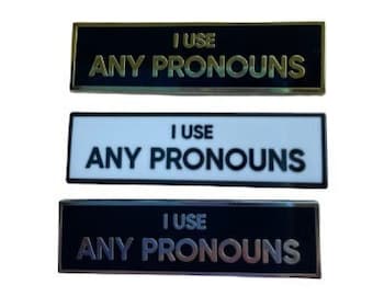 Any Pronoun - Etsy