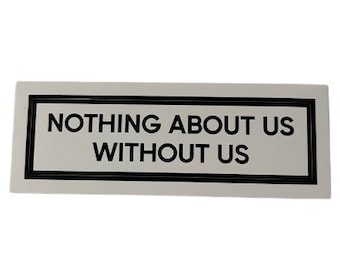Patch: Nothing About Us Without Us - Etsy