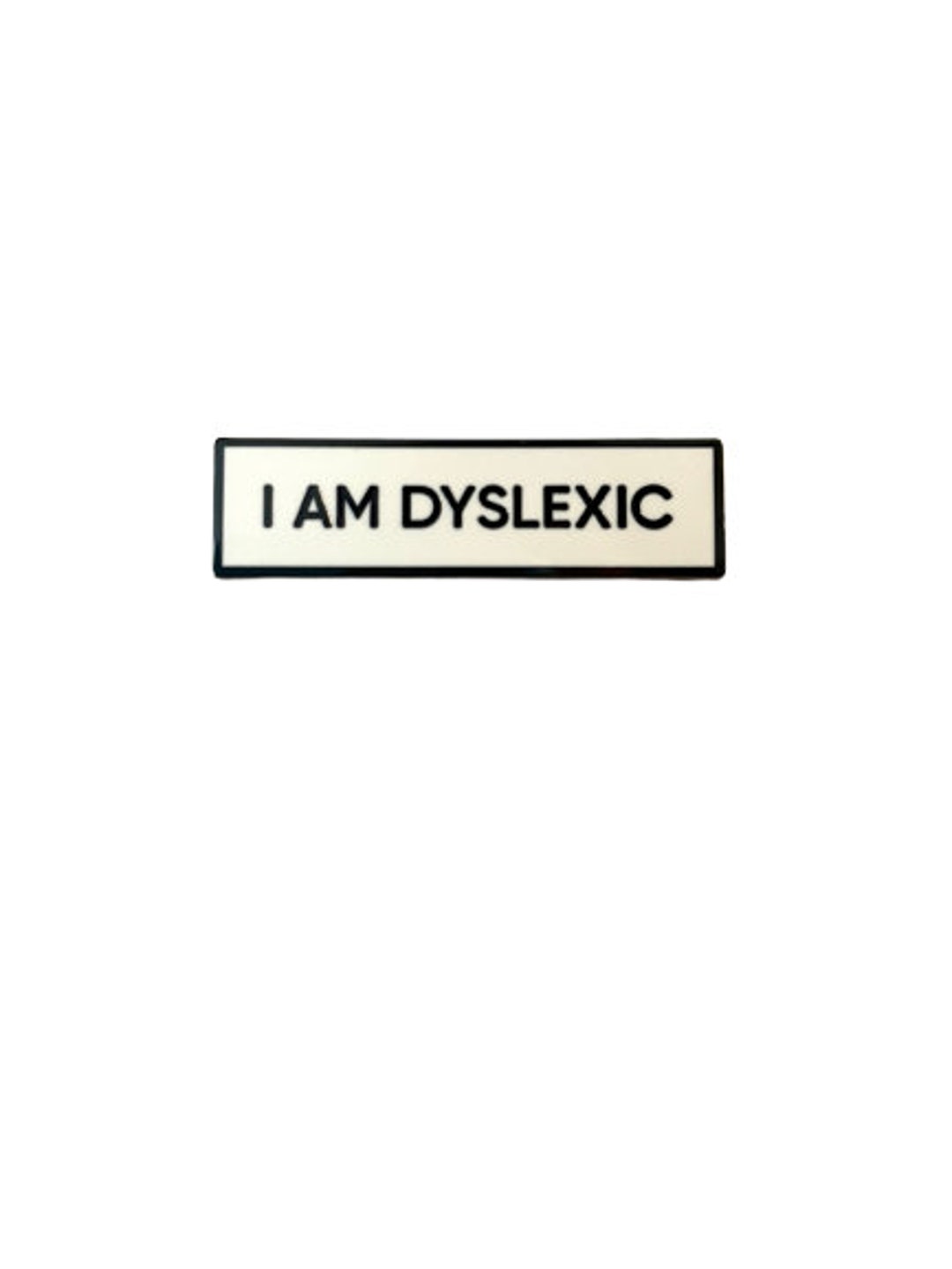 I Am Dyslexic Dyslexia SMALL SIZE PIN 1.5 Inch Enamel Pin - Etsy