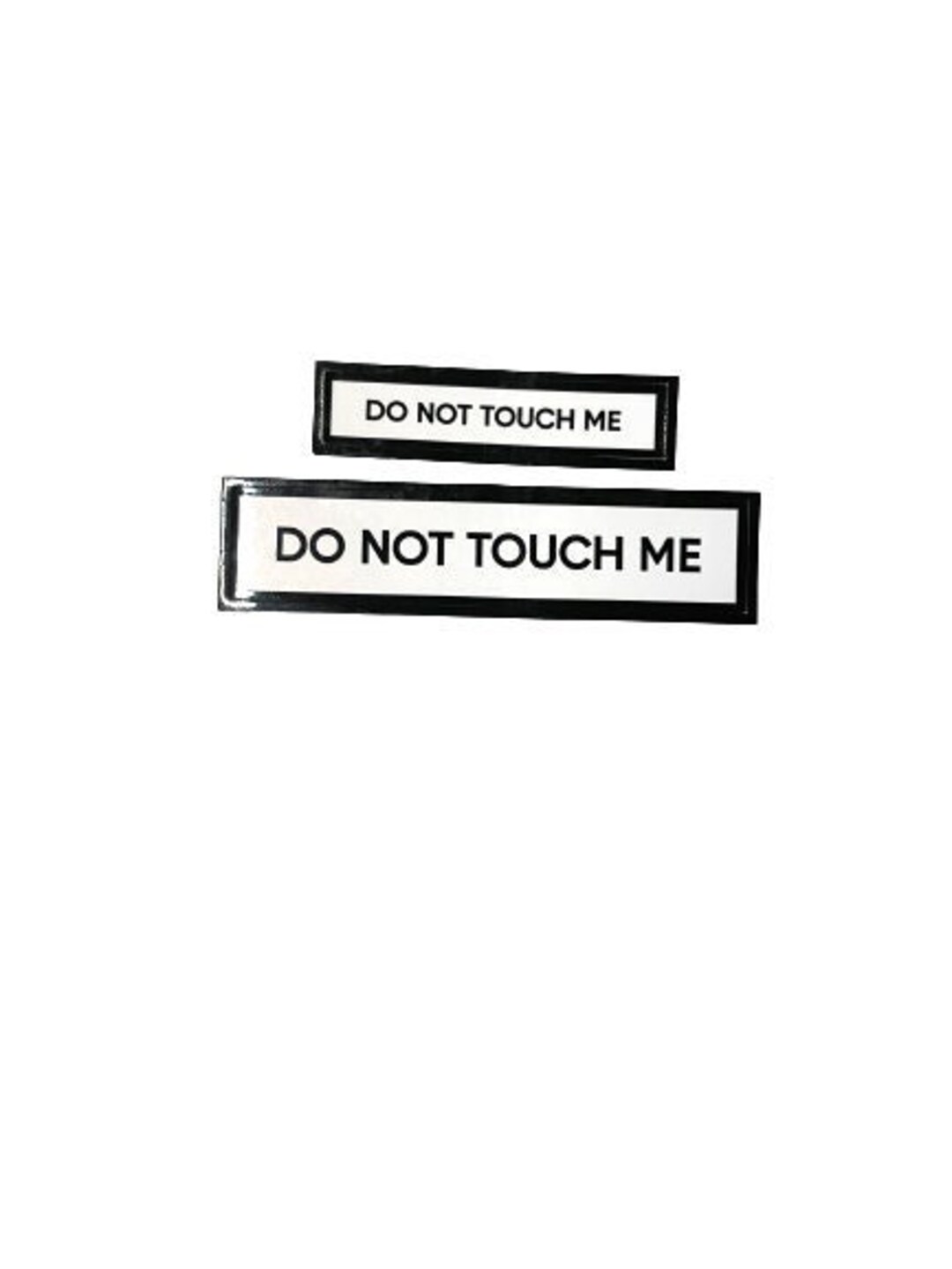 Do Not Touch Me Communication Stickers Set of 2 - Etsy