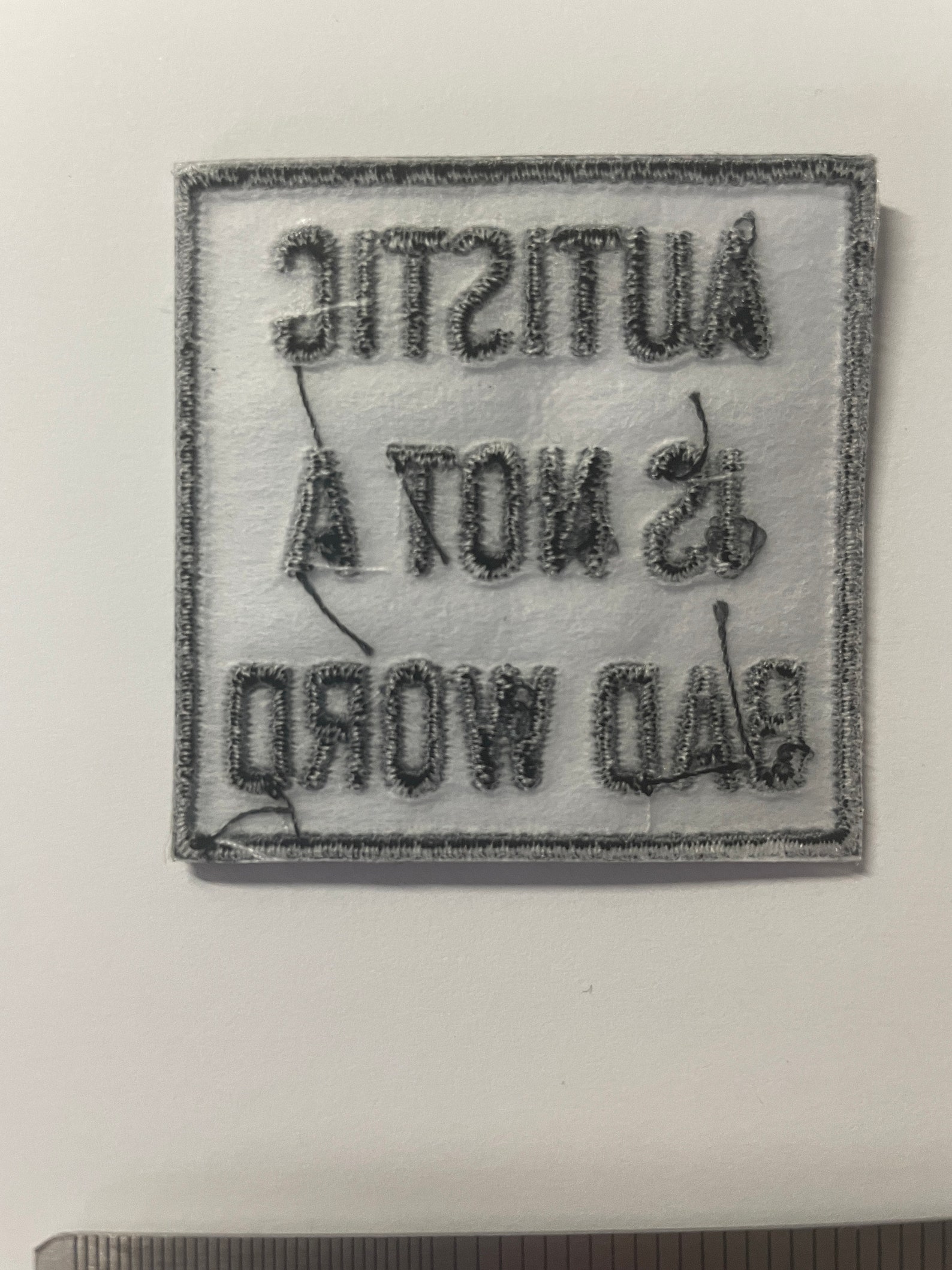Autistic is Not a Bad Word Patch, Autism Pride Patch, Autistic Pride ...