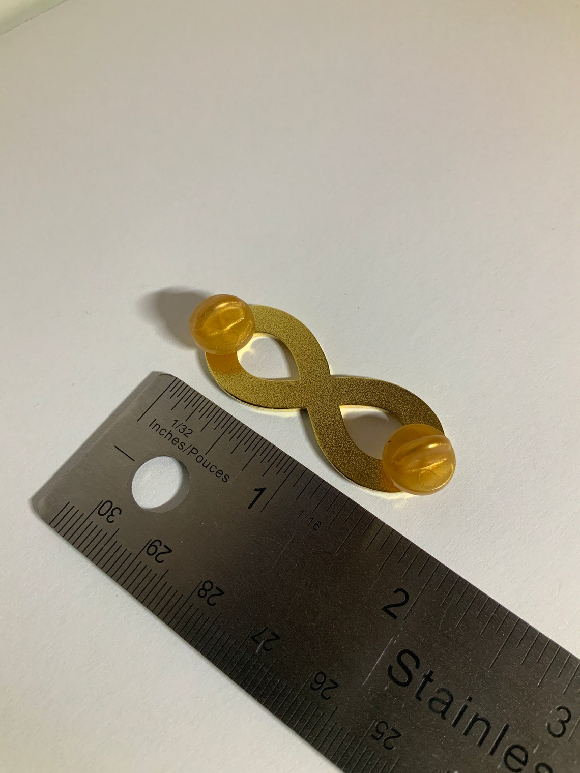 Autistic Pride 1.5 Inch Infinity Gold Enamel Pin Brooch Autism - Etsy