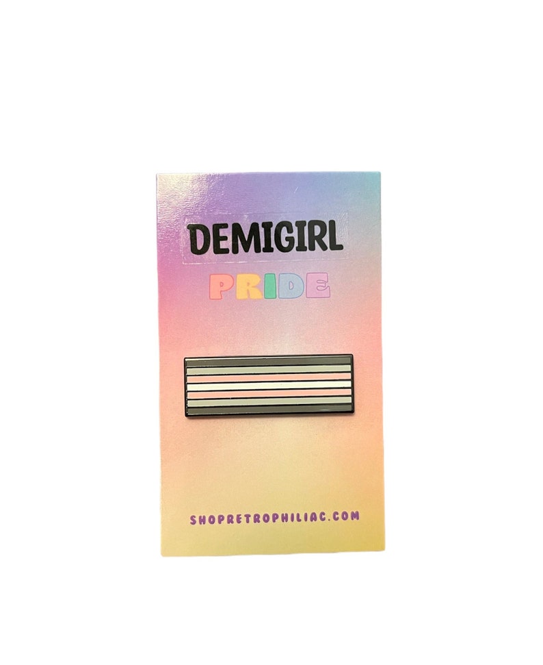Demigirl 1.5 Inch LGBTQIA2 Pride Flag Enamel Pin - Etsy