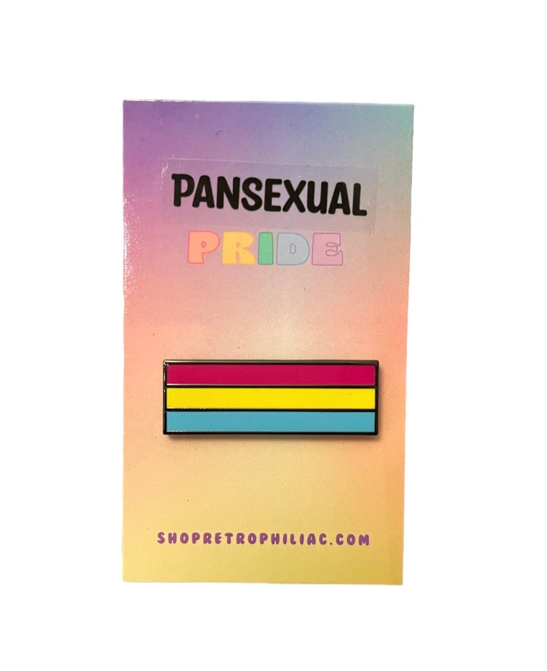 Pansexual 1.5 Inch LGBTQIA2+ Pride Flag Enamel Pin - Etsy