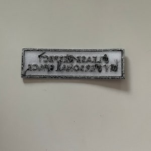 Please Respect My Personal Space Iron on Patch Communication - Etsy