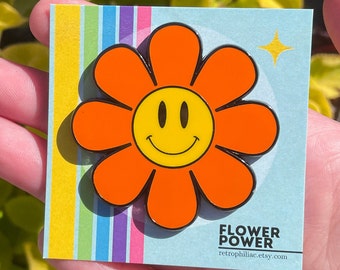 Flower Power Pin | Etsy
