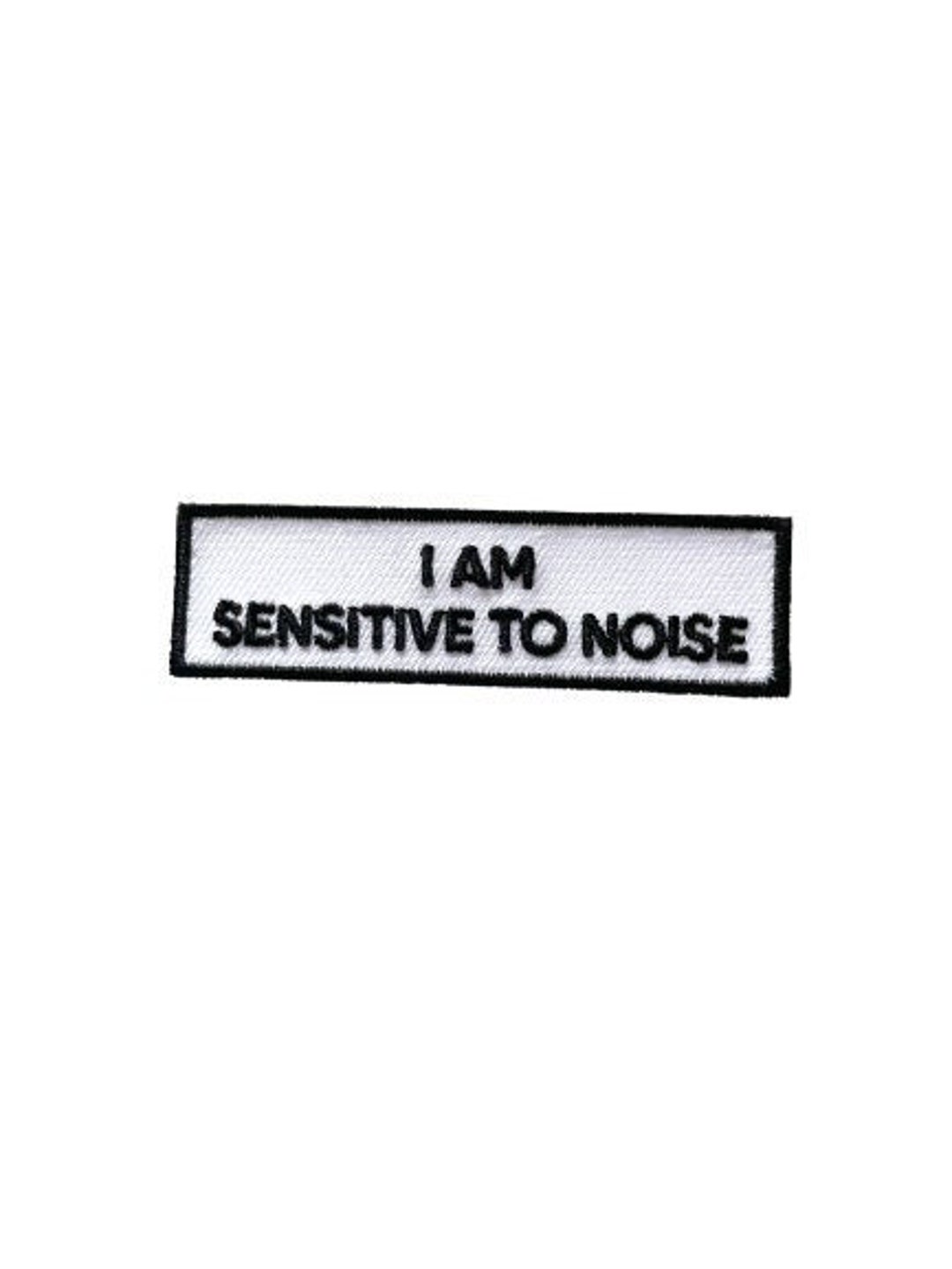 I Am Sensitive to Noise Iron on Patch Communication - Etsy