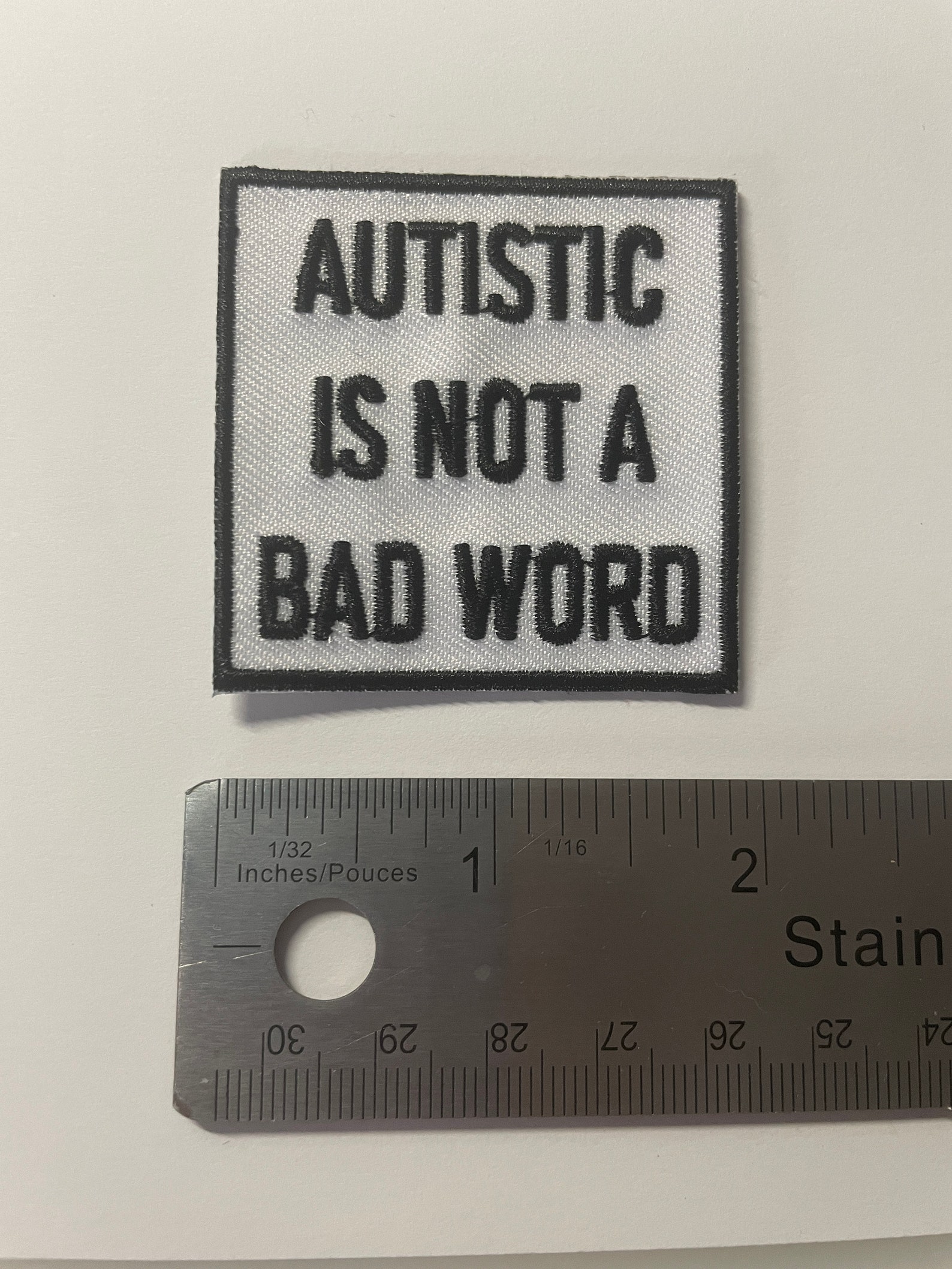 Autistic is Not a Bad Word Patch, Autism Pride Patch, Autistic Pride ...