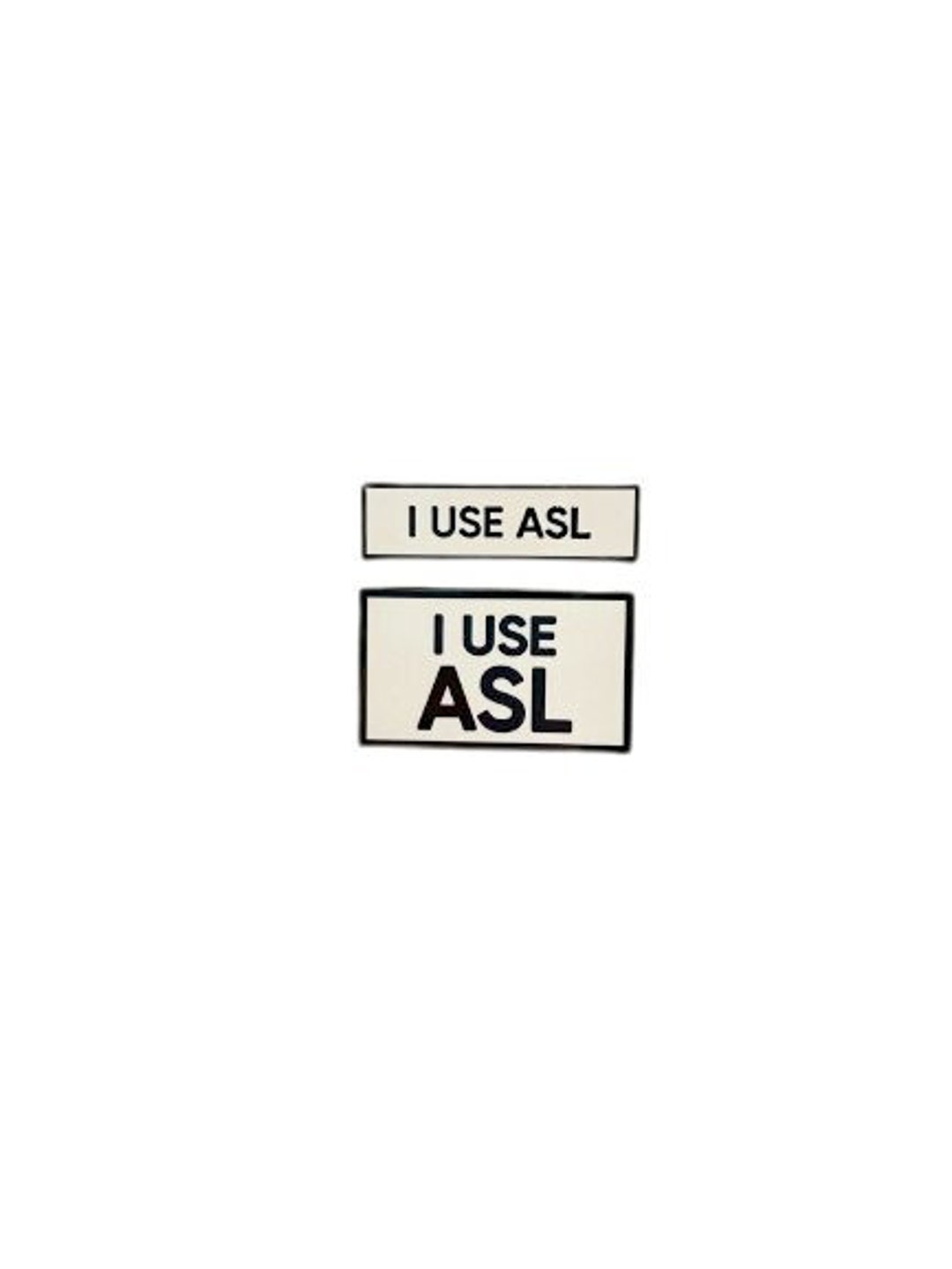 I Use Asl American Sign Language SMALL SIZE PIN 1.5 Inch Enamel Pin - Etsy