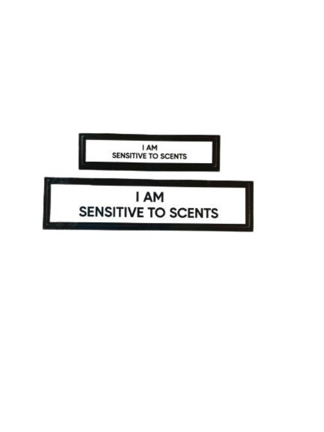 I Am Sensitive to Scents Communication Stickers Set of 2 - Etsy