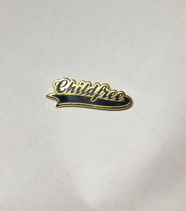Childfree Pin Childfree Enamel Pin Birth Control Pin | Etsy